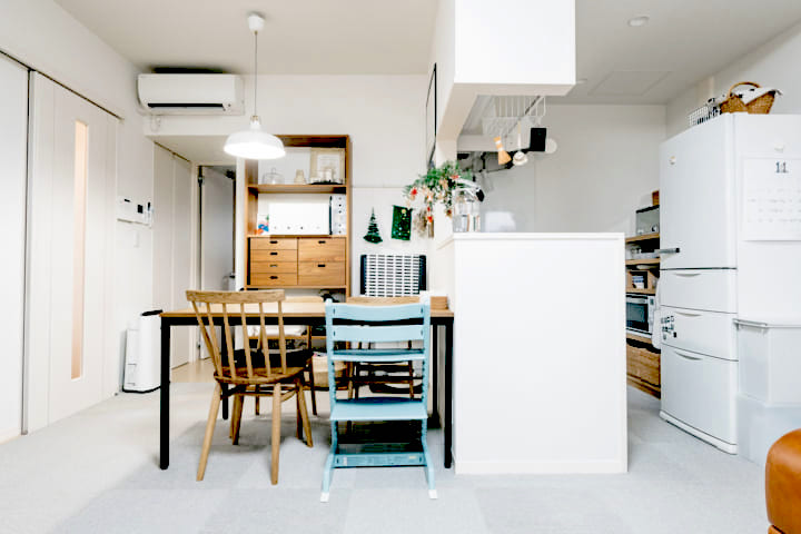 1LDKでコンパクトに。家族4人の暮らしかた | folk